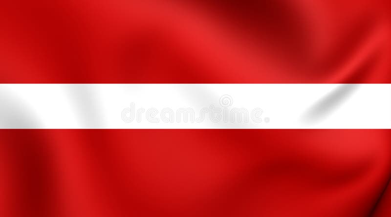 Flag of Latvian SSR 1940-1991 Stock Illustration - Illustration of ...