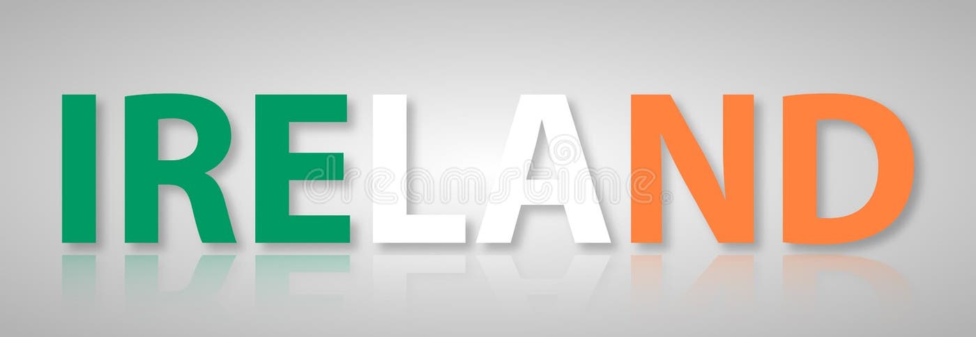 Flag Letters Ireland Stock Illustrations – 153 Flag Letters Ireland ...