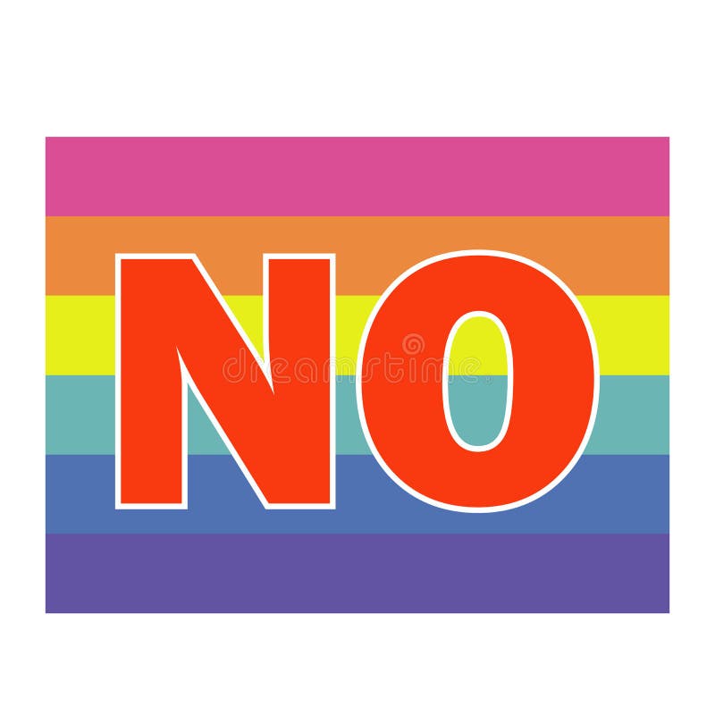 No homosexuality! stock illustration. Illustration of mark - 6250847
