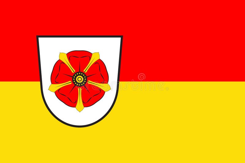 Flag of Lippe in North Rhine-Westphalia, Germany Stock Vector ...