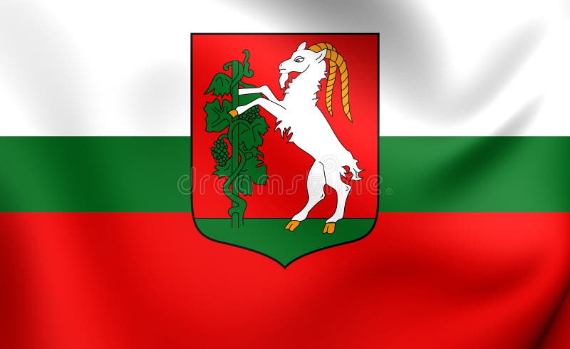 Lublin City Flag, Poland, Isolated on White Background Stock ...