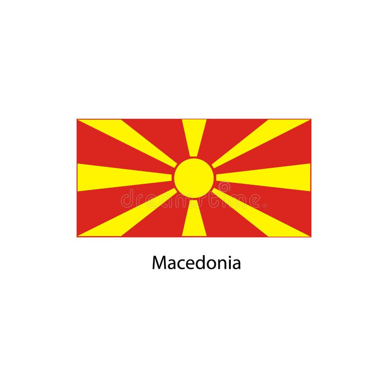 Flag of Macedonia ,Macedonia Flag Official Colors and Proportion ...