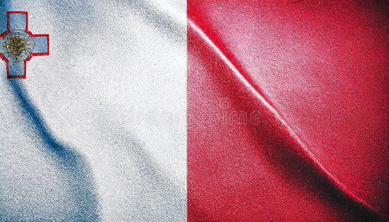 Flag of Malta stock illustration. Illustration of ensign - 307765796