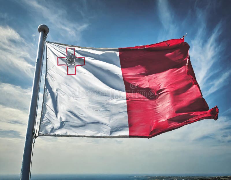 Flag of Malta stock illustration. Illustration of malta - 307772343