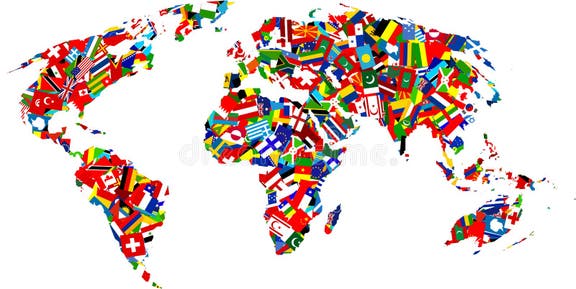 World Map Different Cultures Stock Illustrations – 464 World Map ...
