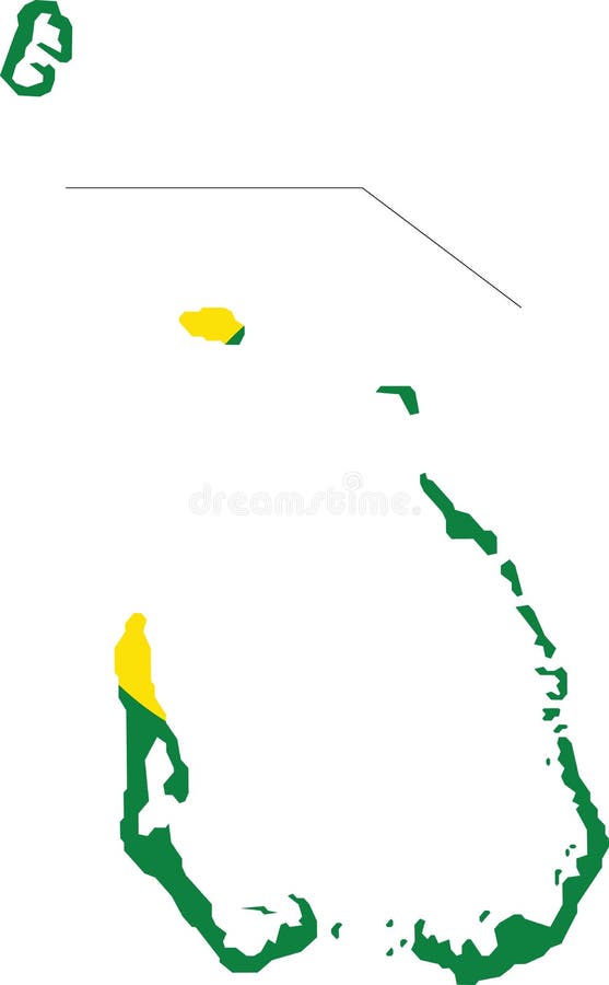 Flag Map of COCOS KEELING ISLANDS, AUSTRALIA Stock Vector ...