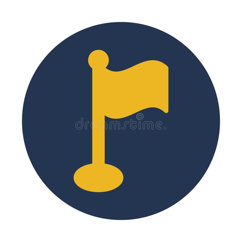 Flag, Milestone, Finish, Destination Fully Editable Vector Icon Stock ...