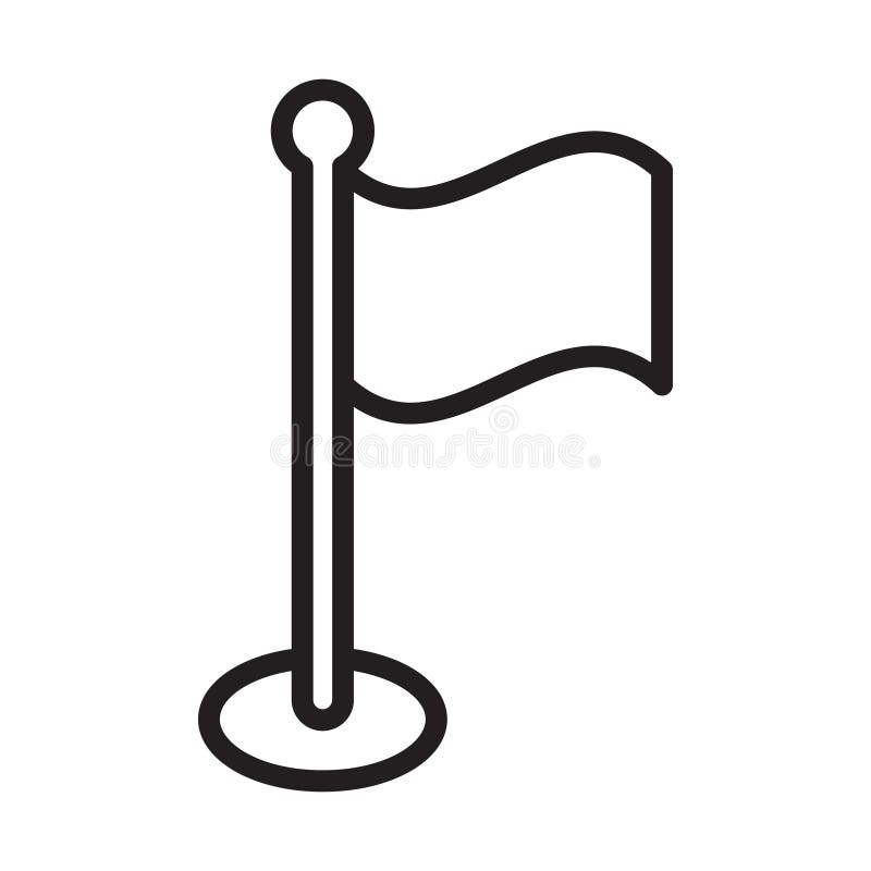 Flag, Milestone, Finish, Destination Fully Editable Vector Icon Stock ... Flag, Milestone, Finish, Destination Fully Editable Vector Icon Stock ...