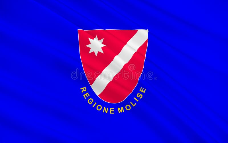 Flag of Molise, Italy stock image. Image of republic - 124008533