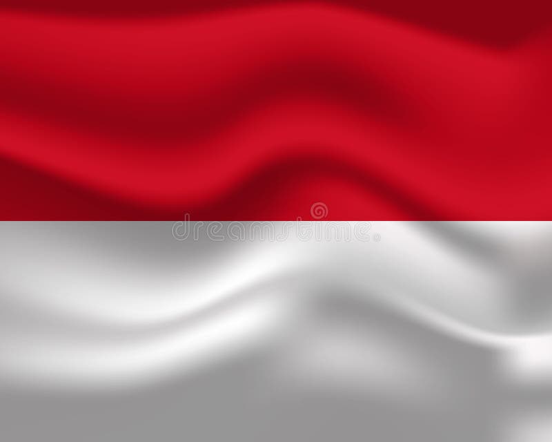 Flag of Monaco. National Symbol in Official Colors. Template Icon Stock ...