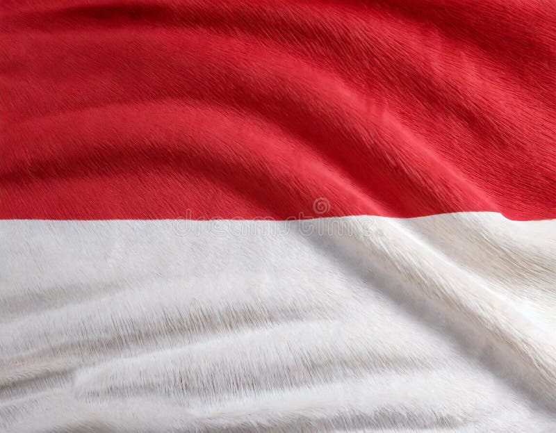 Monaco Flag Waving on the Wind Stock Illustration - Illustration of ...