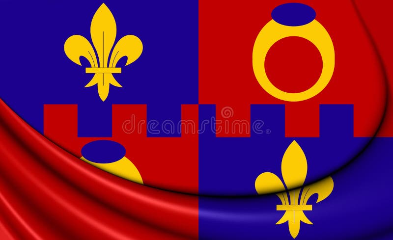 Flag of Montgomery County, Maryland. Stock Illustration - Illustration ...