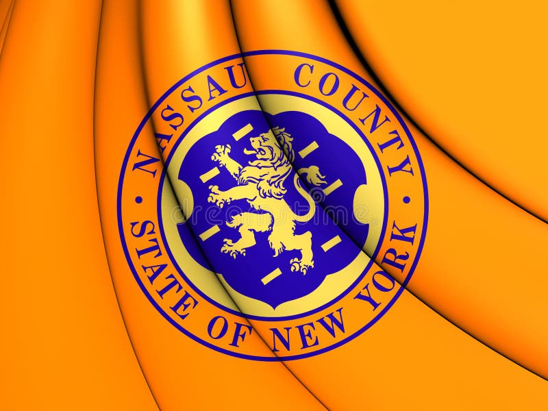 Flag of Nassau County New York, USA. Stock Illustration - Illustration ...