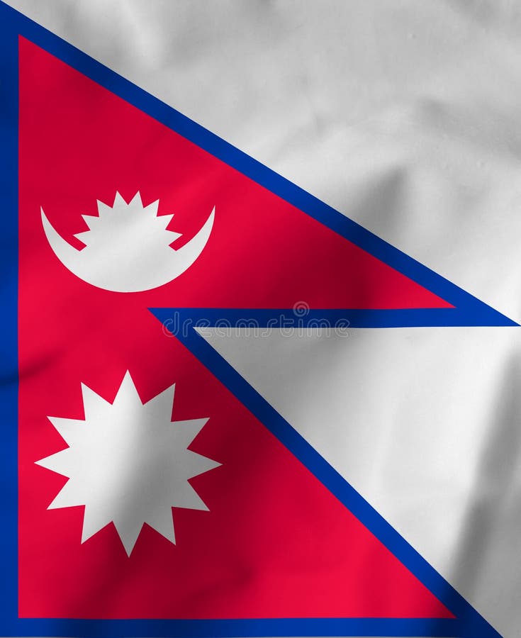 Flag of Nepal. stock photo. Image of banner, world, canada - 248368072