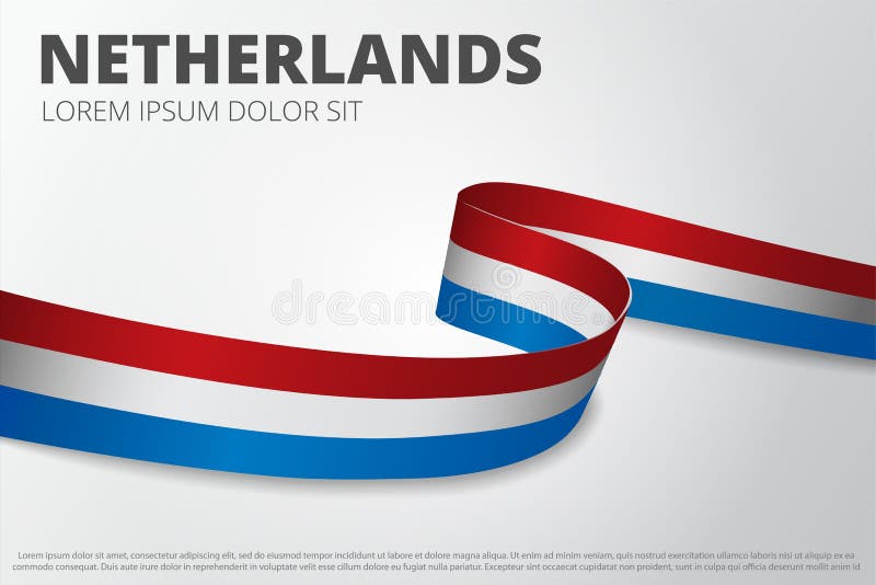 Dutch Flag Ribbon Stock Illustrations – 426 Dutch Flag Ribbon Stock ...