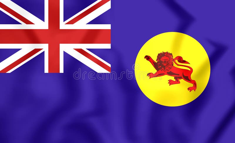 Flag of North Borneo stock illustration. Illustration of malaysian ...