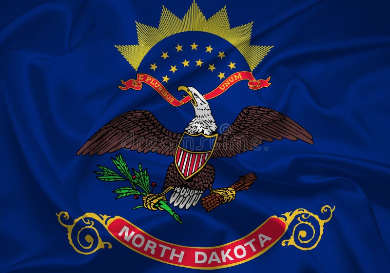 Flag of North Dakota, North Dakota Flag, USA State North Dakota Flag ...