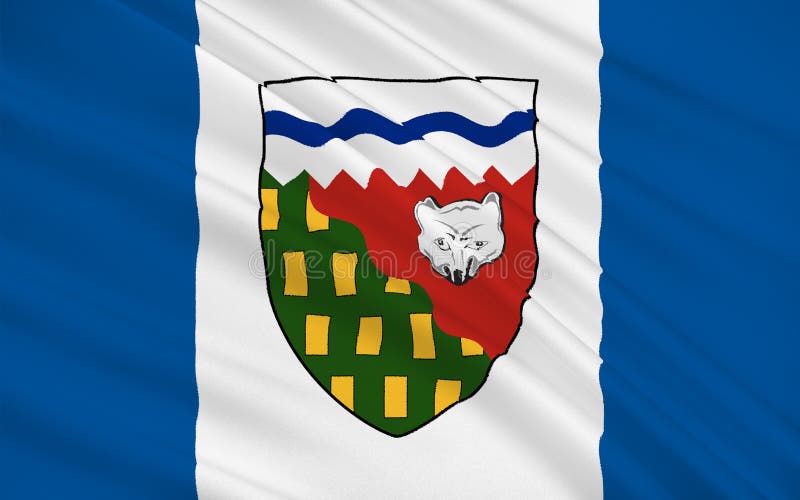 Flag of Northwest Territories, Canada Stock Illustration - Illustration ...