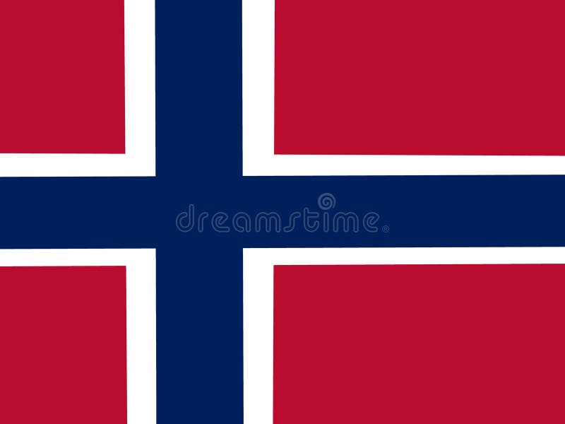 Flag of Norway Nation State Illustration Symbol Logo Background Stock ...