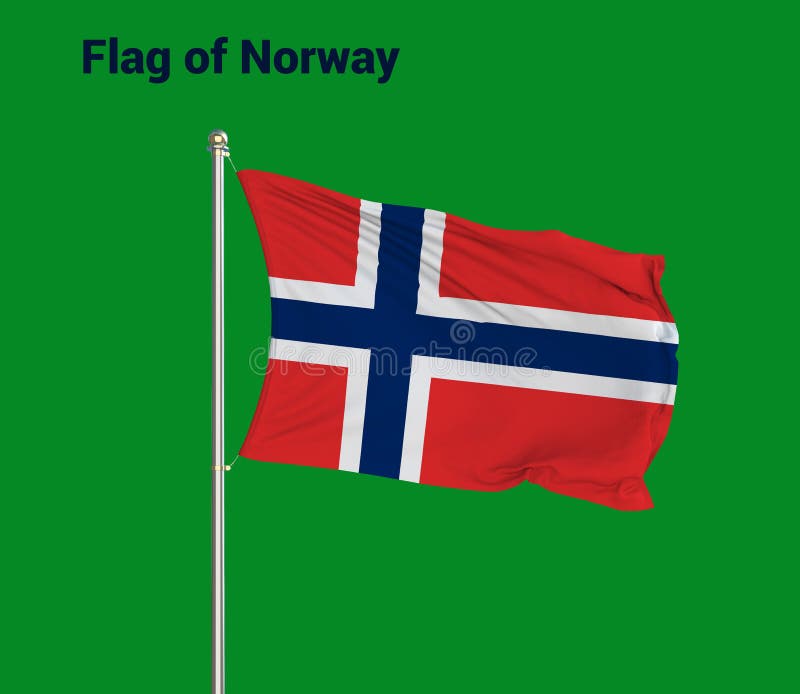 Flag of Norway, Norway Flag, National Flag of Norway. Pole Flag of ...