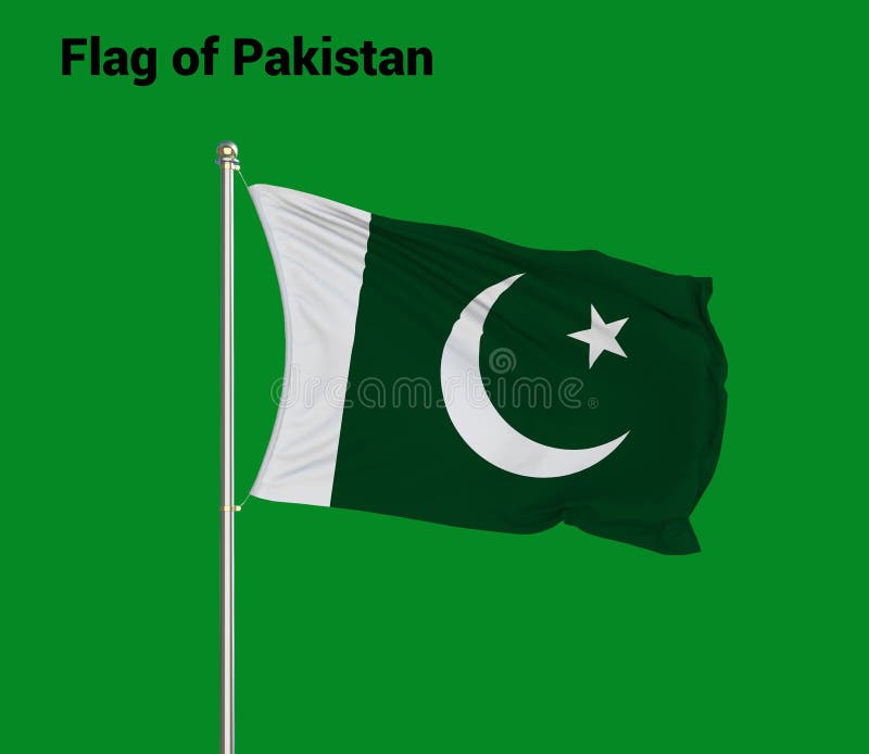 Flag of Pakistan, Pakistan Flag, National Flag of Pakistan. Pole Flag ...