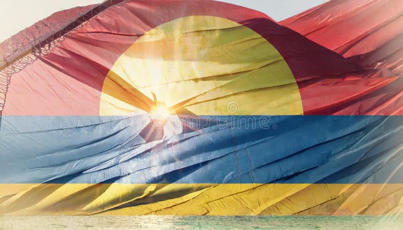 Flag of Palmyra Atoll stock illustration. Illustration of cultural ...