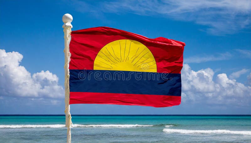 Flag of Palmyra Atoll stock illustration. Illustration of culture ...