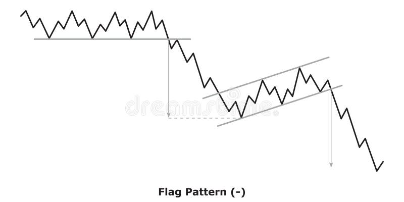 Flag Pattern (-) White & Black Stock Vector - Illustration of profits ...