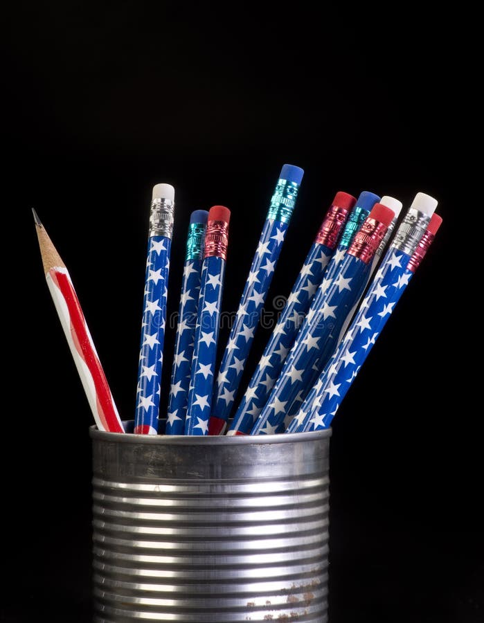 Flag Pencils. stock photo. Image of pencil, graphite - 35465970