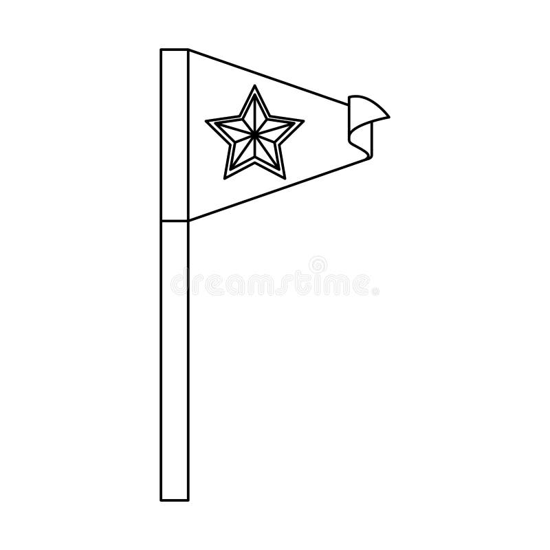 Flag or pennant stock illustration. Illustration of collection - 88235318