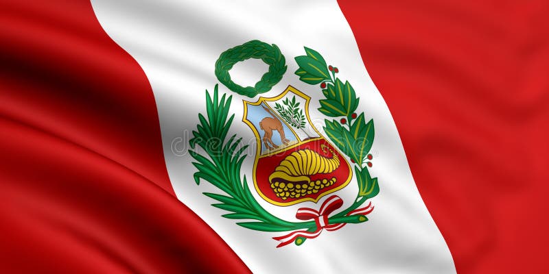 Flag of Peru stock illustration. Illustration of state - 5279386 Flag of Peru stock illustration. Illustration of state - 5279386