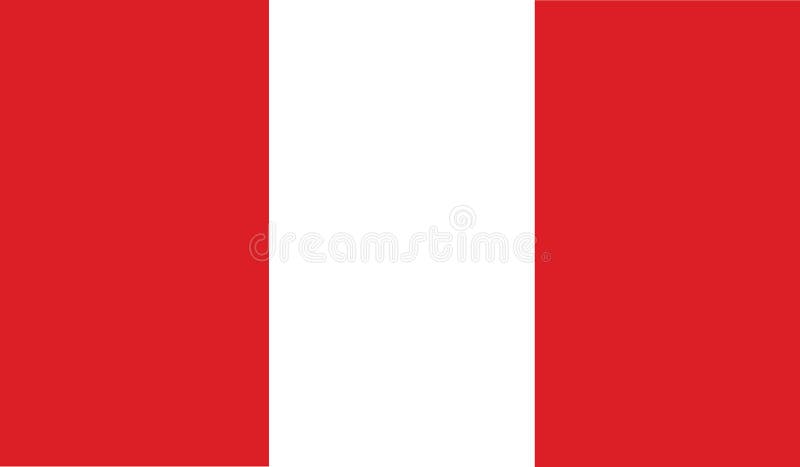 Flag of Peru Icon Illustration Stock Illustration - Illustration of ...