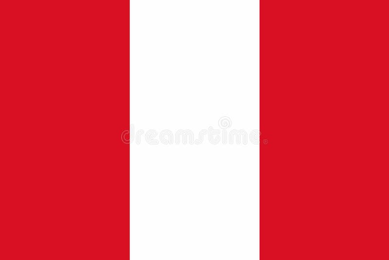 Flag of Peru stock vector. Illustration of republic - 202732236