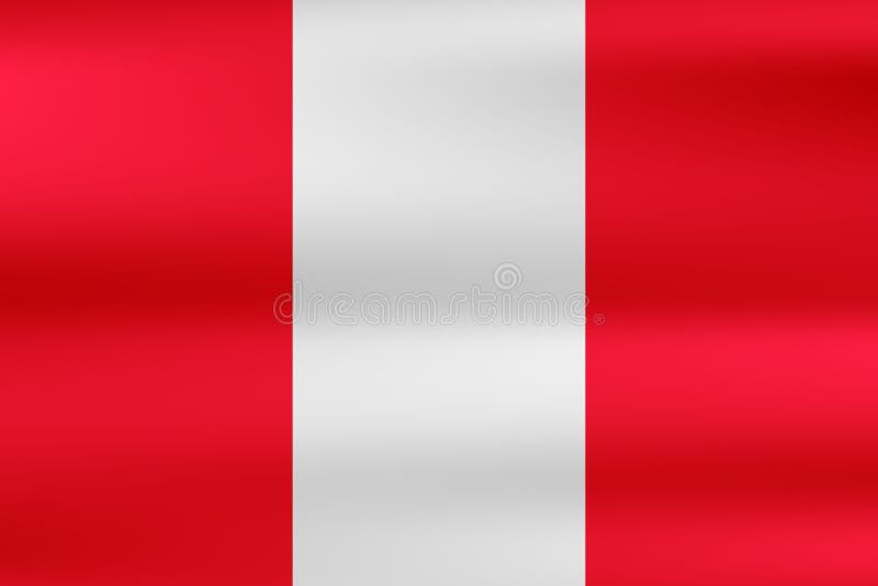 Flag of Peru. Peruvian National Symbol in Official Colors. Template ...