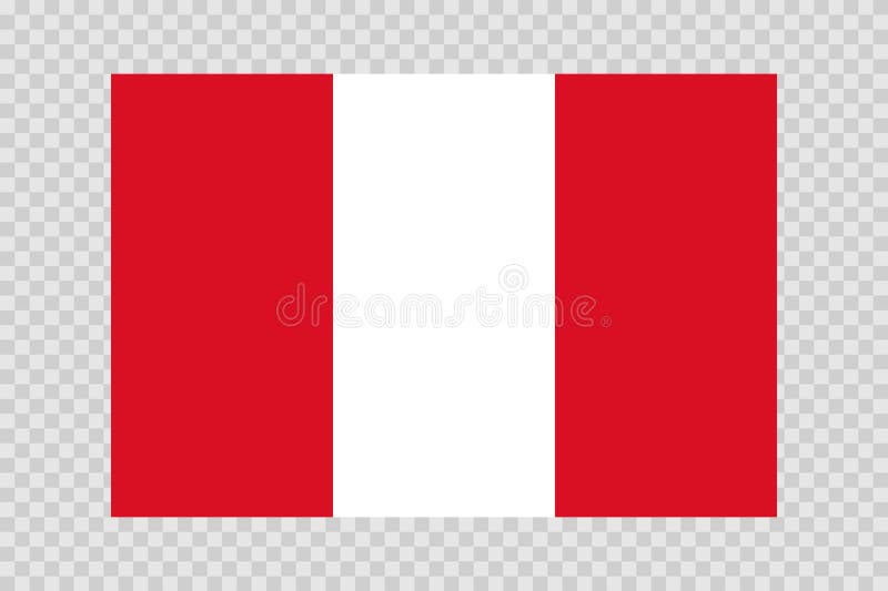 Flag of Peru. Peruvian National Symbol in Official Colors. Template ...
