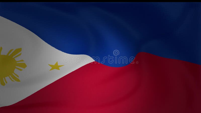 Wavy Philippines Flag with Pole on Green Screen Background Stock ... Wavy Philippines Flag with Pole on Green Screen Background Stock ...