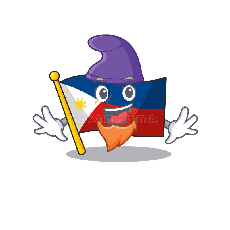 Flag Philippines Mascot Cartoon Style As an Elf Stock Vector ...