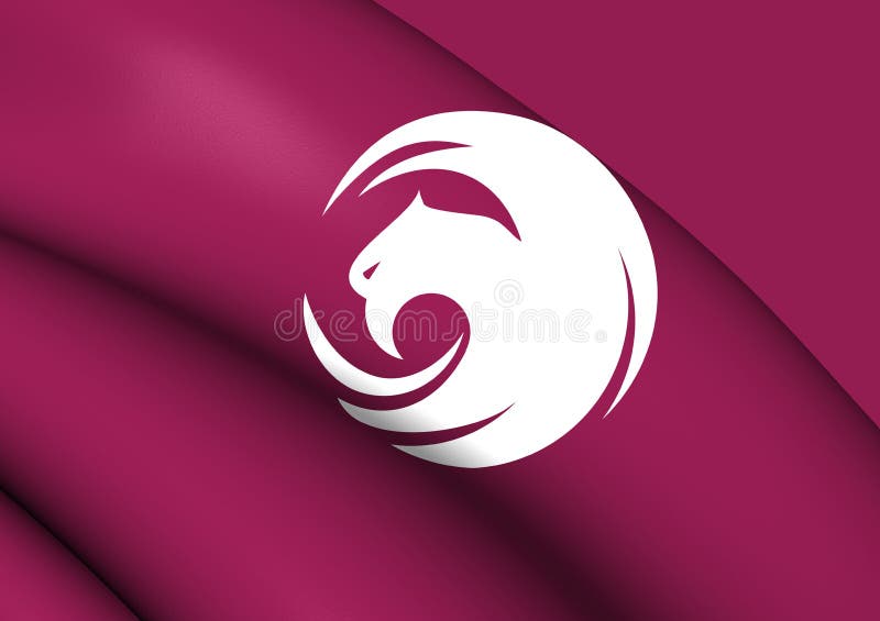 Flag of Phoenix City, Arizona. Stock Illustration - Illustration of ...