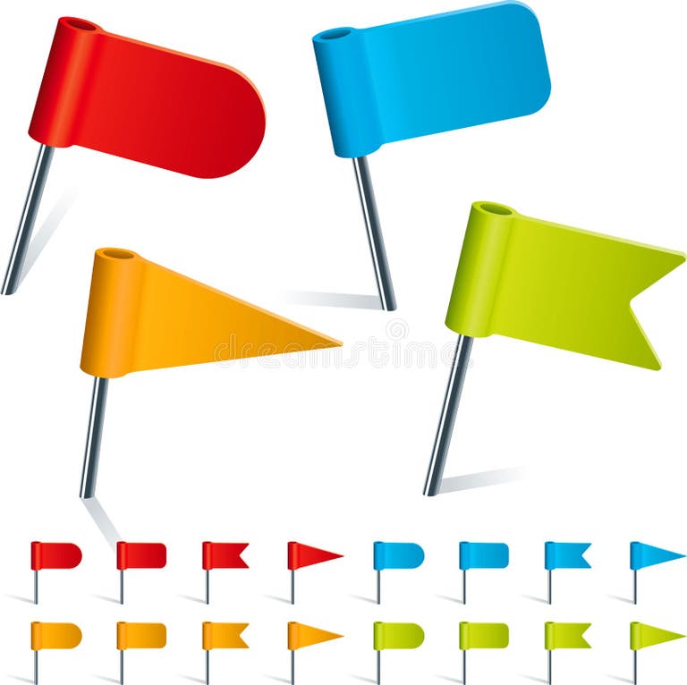 Pins Flag Stock Illustrations – 4,213 Pins Flag Stock Illustrations ...