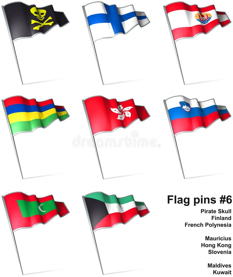 Pins Flag Stock Illustrations – 4,213 Pins Flag Stock Illustrations ...