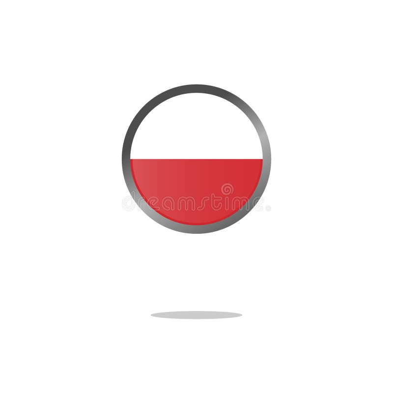 Flag of Poland As Round Glossy Icon. Button with Polish Flag Stock ... Flag of Poland As Round Glossy Icon. Button with Polish Flag Stock ...