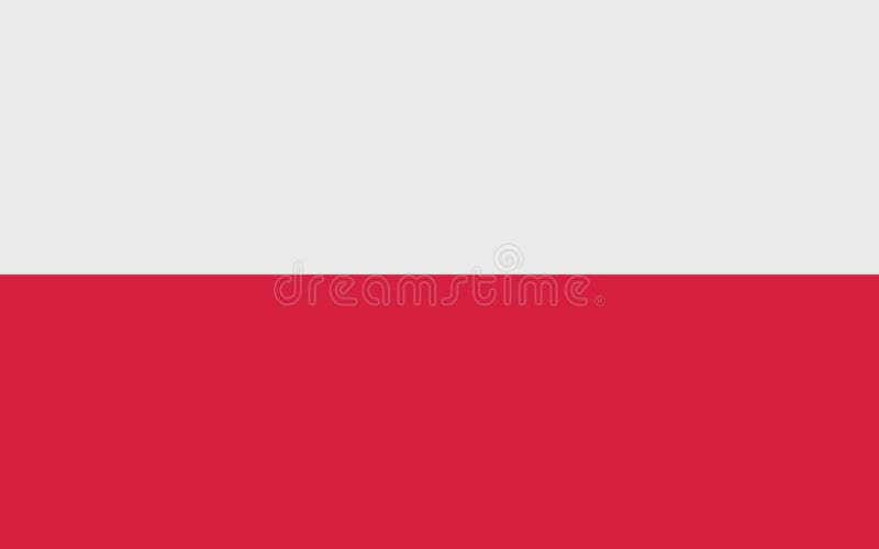 Flag of the Poland, National Symbol Stock Vector - Illustration of ...