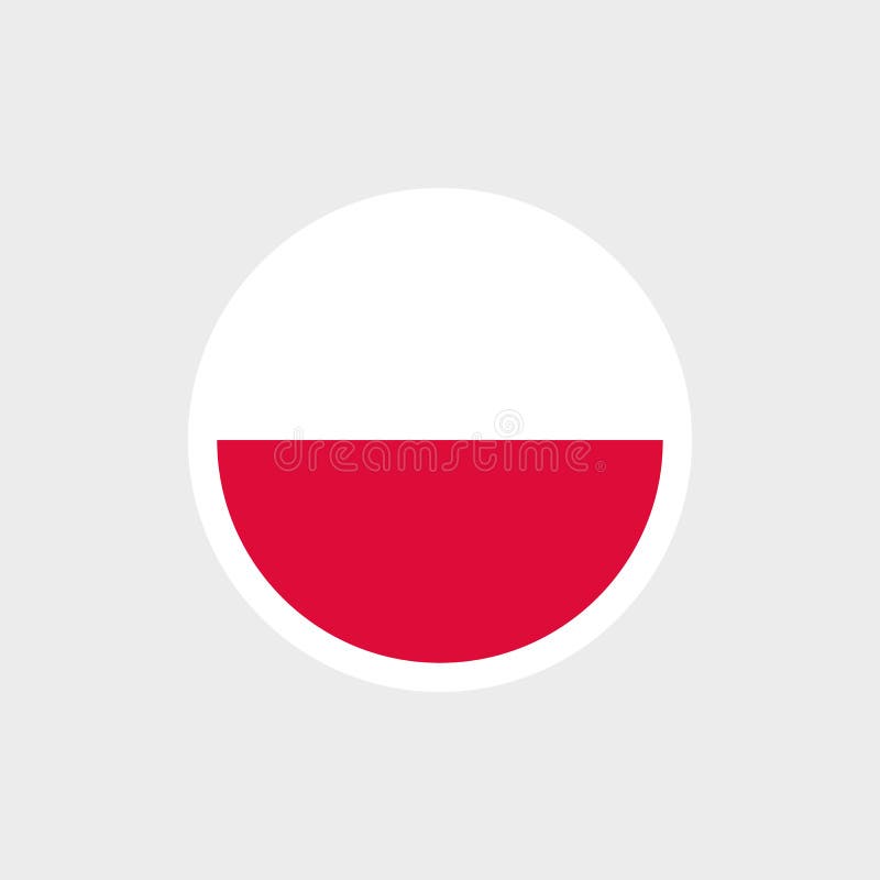 Flag of Poland. Red and White Flag. Stock Illustration - Illustration ...