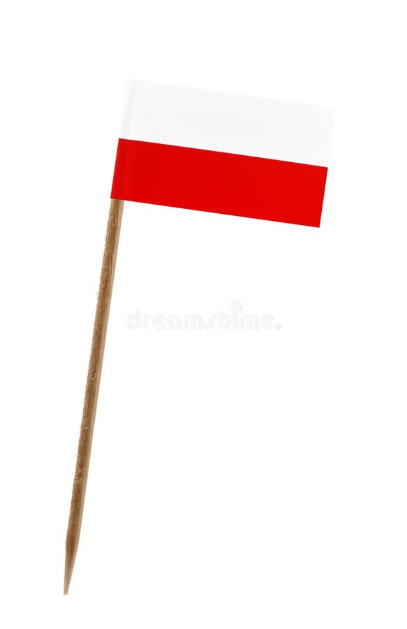 Poland Paper Stick Flag. National Summer Fruits Concept, Local Food ...