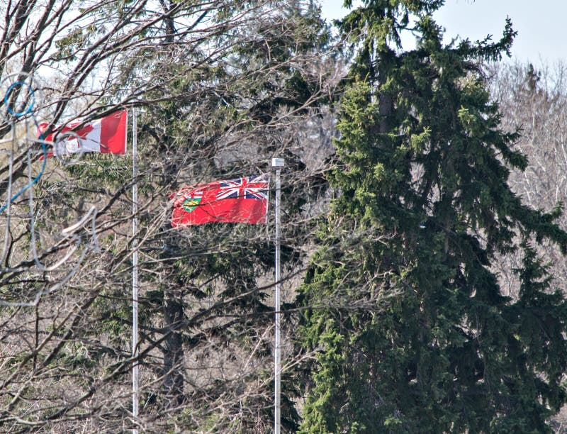 Flag stock image. Image of post, ontario, enter, sign - 53130763