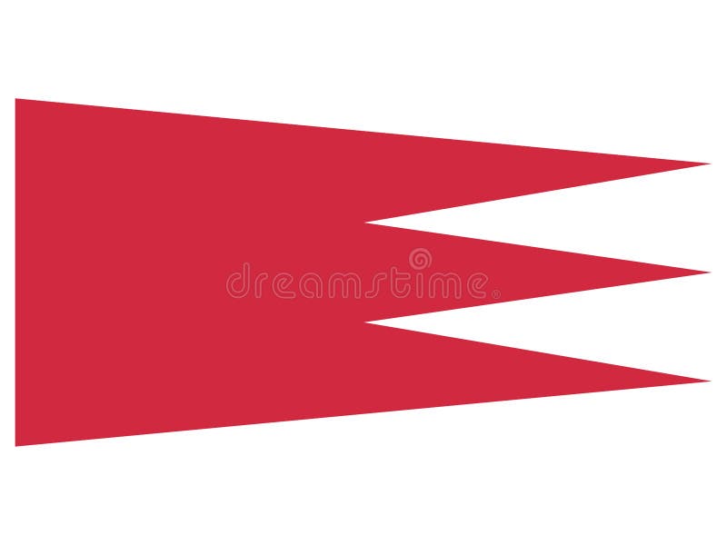 Flag of Principality of Hungary Year 895-1000 Stock Vector ...