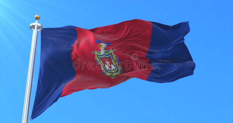 Flag of Quito, Capital City of Ecuador Stock Illustration ...