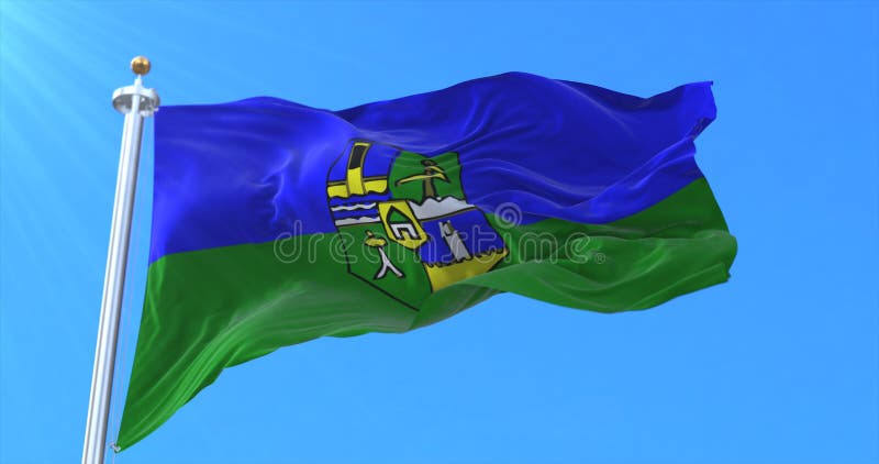 Flag of Rabat, Capital City of Morocco Stock Illustration ...