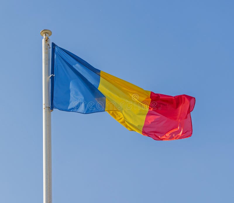 Flag of Romania stock image. Image of nice, symbol, republic - 251417015