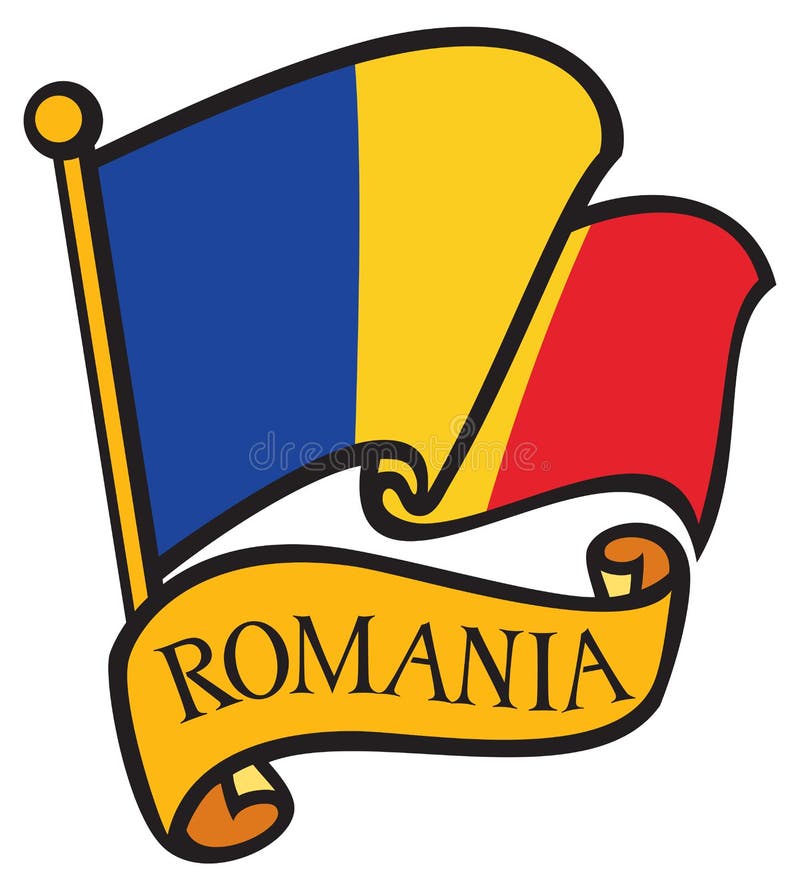 Flag of Romania Vector Illustration Stock Illustration - Illustration ...